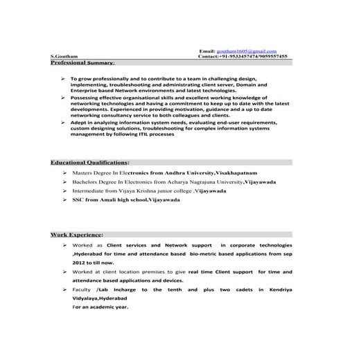 Manoj Kanwal Resume | DOC