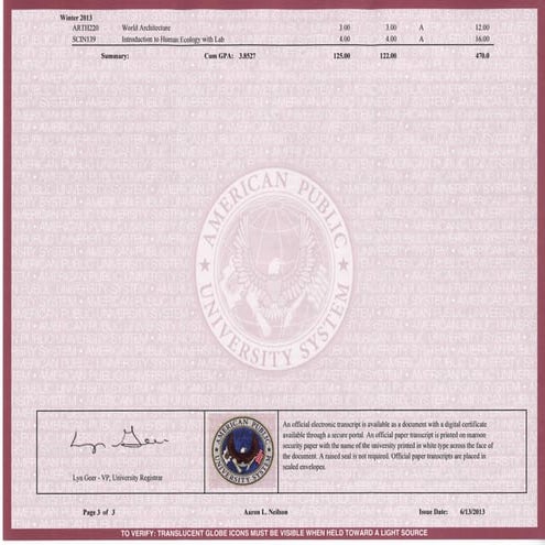 AMU Transcript 3 of 3 | PDF | Desktop Publishing | Computer Software ...