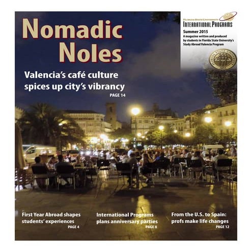 2015 Nomadic Noles Valencia Magazine FINAL pdf 10-8-15 | PDF