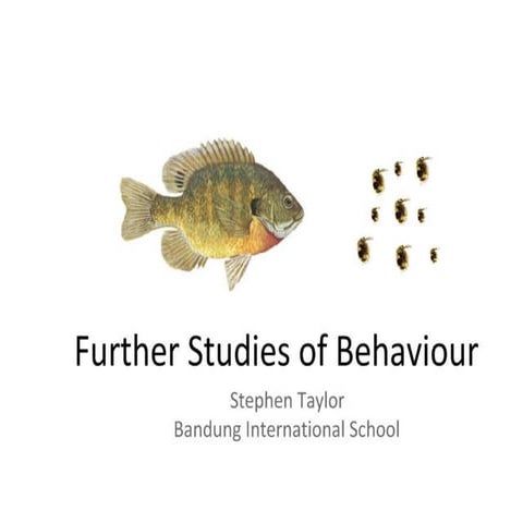 E6 Further Studies Of Behaviour (HL) | PDF