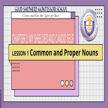 ENGLISH GRADE 6 LESSON 1 COMMON AND PROPER NOUNS | PPTX