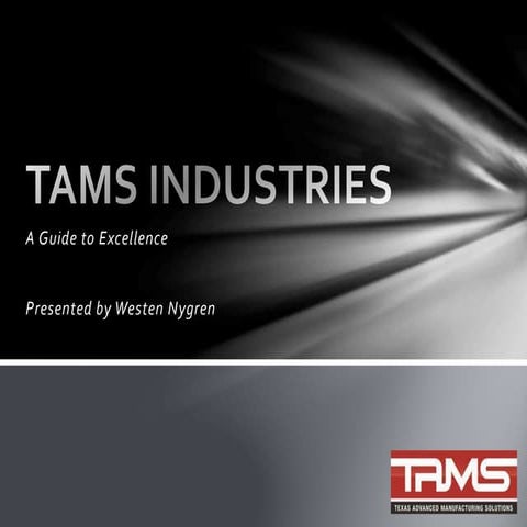 TAMS Industries fact sheet | PPTX