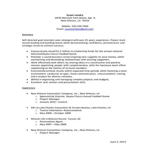 Oliver Resume RSA | DOCX