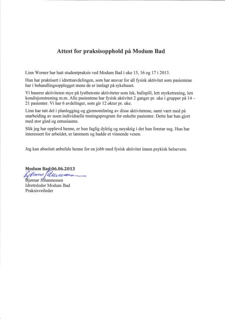 Attest BHS | PDF
