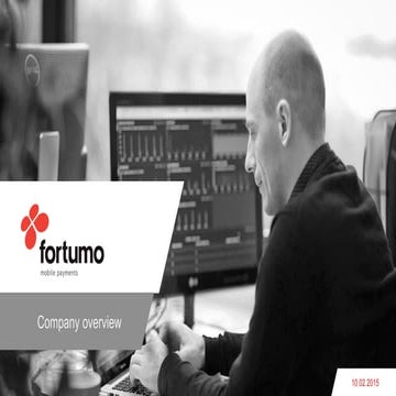 Fortumo Company Overview 2015 | PDF