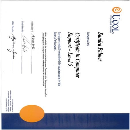 Ucol - Certificate in computer suppport1 | PDF