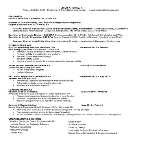 TTU Resume 06-28-16 | DOCX
