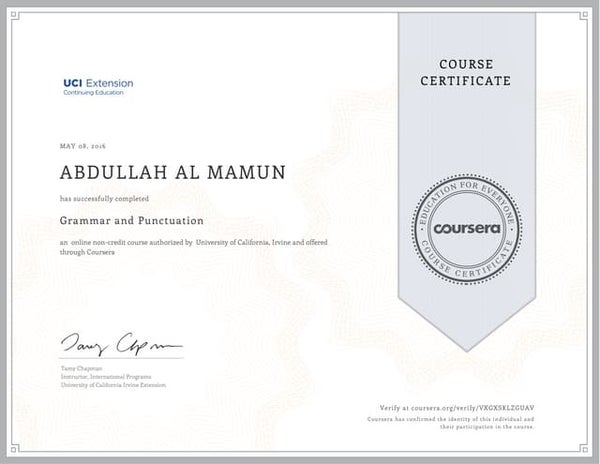 Certificate certificate