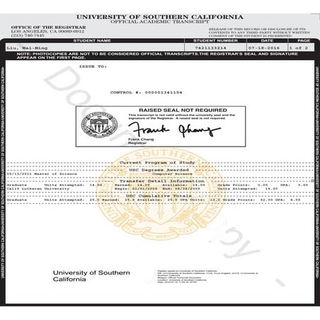 GraduateTranscript | PDF