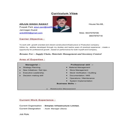 Arjun Resume | PDF