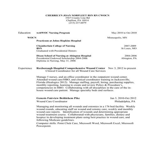 Elena Sweet Resume | DOCX
