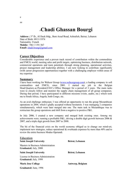 Chadi Bourgi presentations