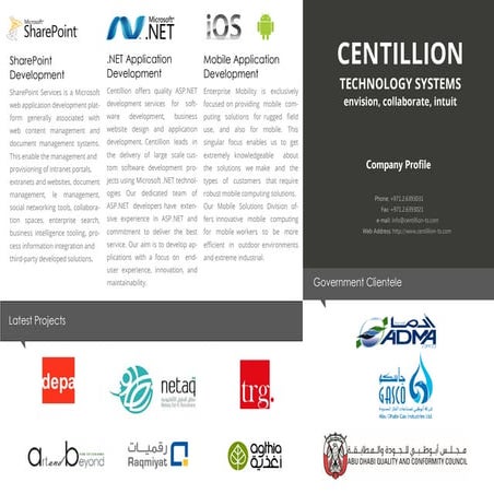 Centillion - Profile & Clients | PPT