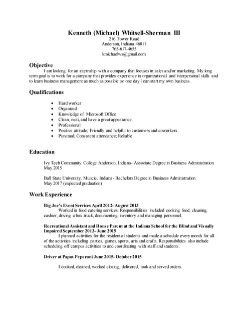 General Resume | PDF