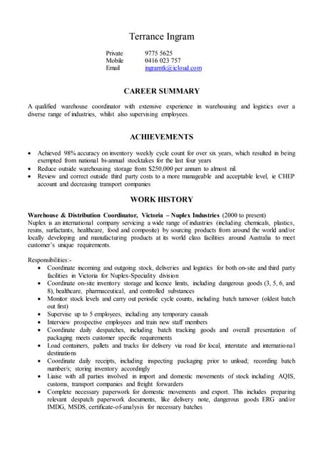 Resume: Bart lambrechts | PDF