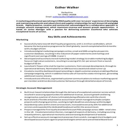 ESTHER WALKER CV Feb 2016 | DOCX