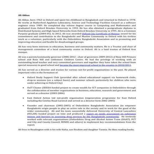 AliAkkas-Community-CV | PDF