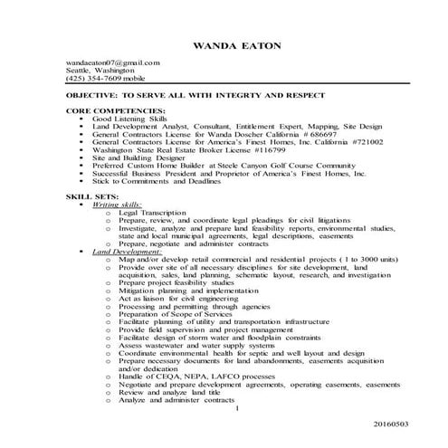 Addington, Lisa (resume) | DOCX