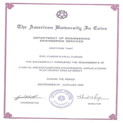 My AUC Certificate Spread Sheet | PDF