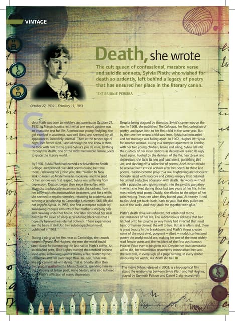 lady lazarus powerpoint point presentation.ppt | Poetry | Books and Literature