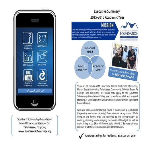 Executive Summary 2015-16 Pamphlet | PDF | Student Financial Aid ...