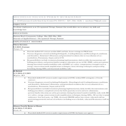 MichelleBurkhardResume | PDF