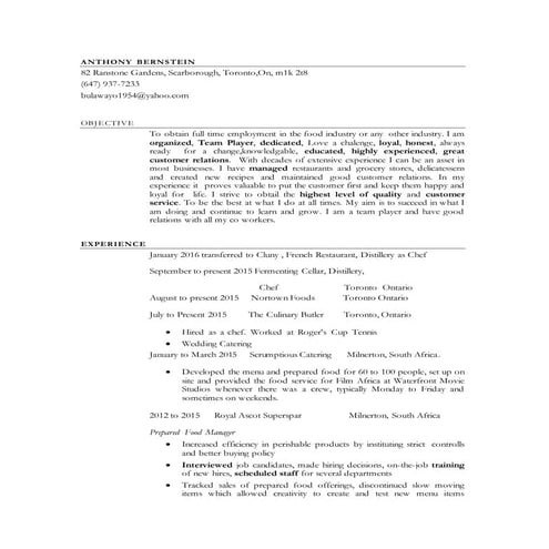 Generic cv 3 | DOCX