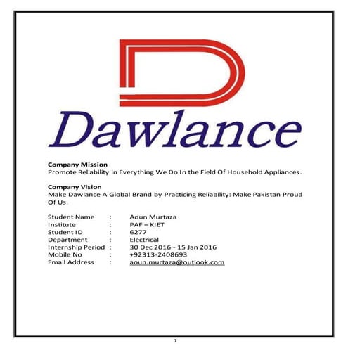 Dalwance | DOCX