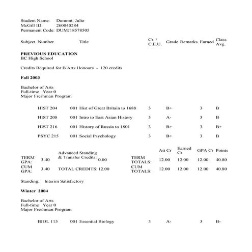 Transcript&GRE | DOC