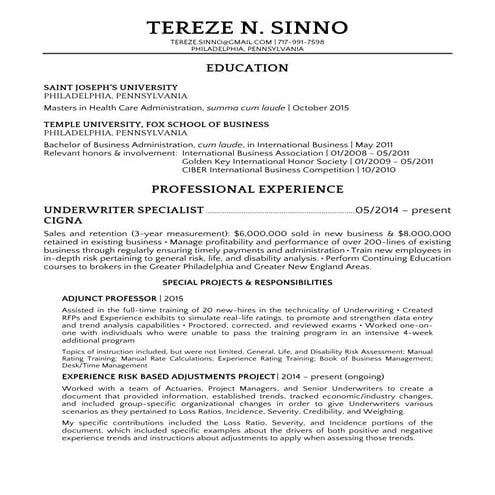 TNS Resume | PDF