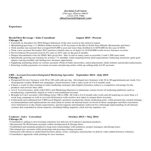 Resume Updated 4.6.16