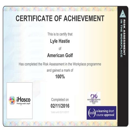 certificate_Risk-Assessment-in-the-Workplace | PDF