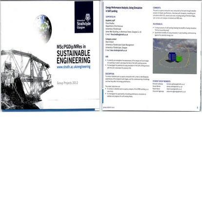 2012 Group Project IES VE Energy simulation | PDF