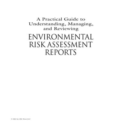 Practical Guide to Risk Assessment Reports Book | PDF | Desktop ...