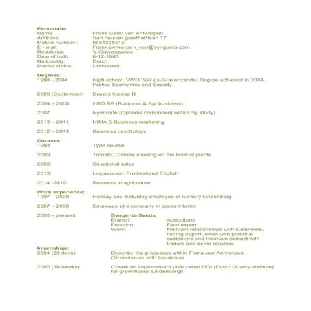 Curriculum vitae english | DOC