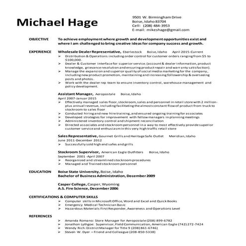 Current Resume | PDF