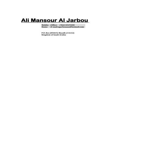 CV_for_Ali Al Jarbou | DOC