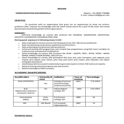 subbu.f_resumae1213[1] | PDF