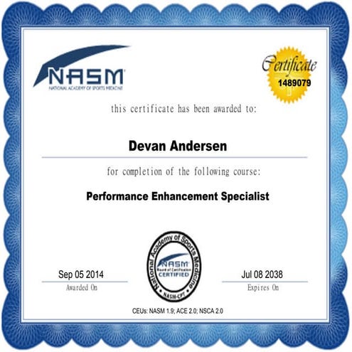 PES certification | PDF