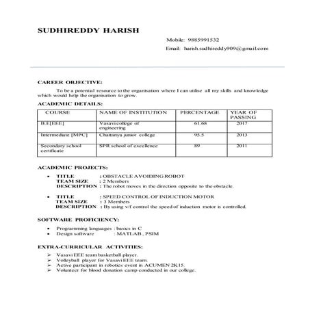 HARISH RESUME (2) (1) | DOCX
