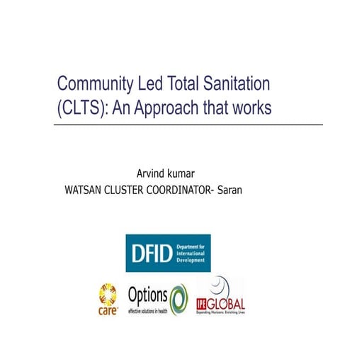 Presentation on CLTS_ Arvind | PPT