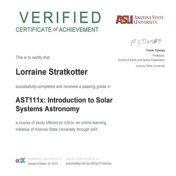 Certificate - Solar System | PDF