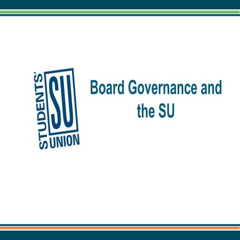 Board Governance and the SU 2015 | PPTX