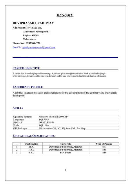 ajit resume | DOC | Technology & Computing