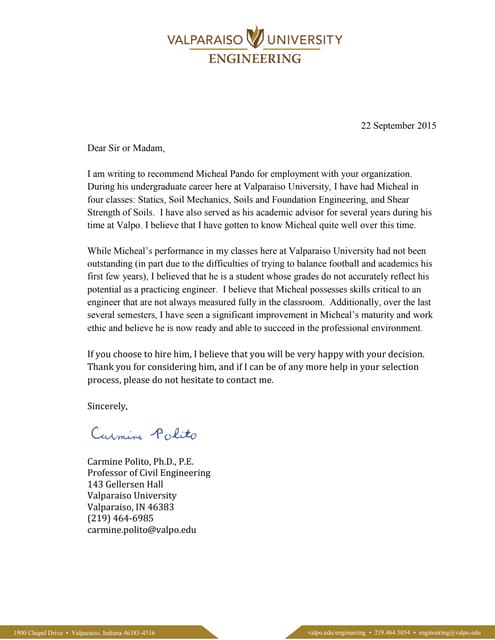 Columbia CS Letter of Recommendation 070116 | PDF