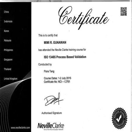 Neville Clarke Certificate | PDF