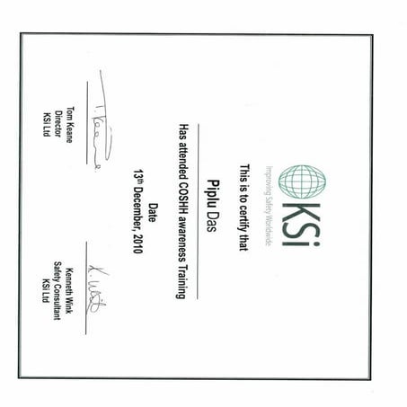 COSHH Awareness Training | PDF