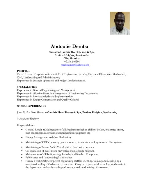 Resume for CE | DOC
