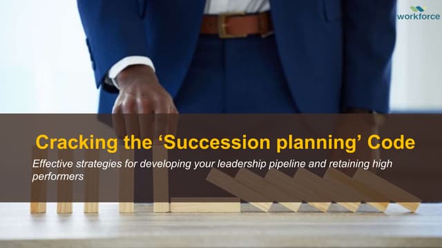 Cracking The Succession Planning Code Ppt