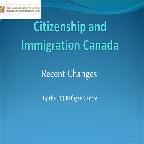 E7 overview and updates of canada's immigration program | PPT ...